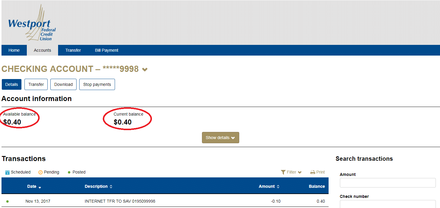 A New EZ Banking Look – Westport Federal Credit Union