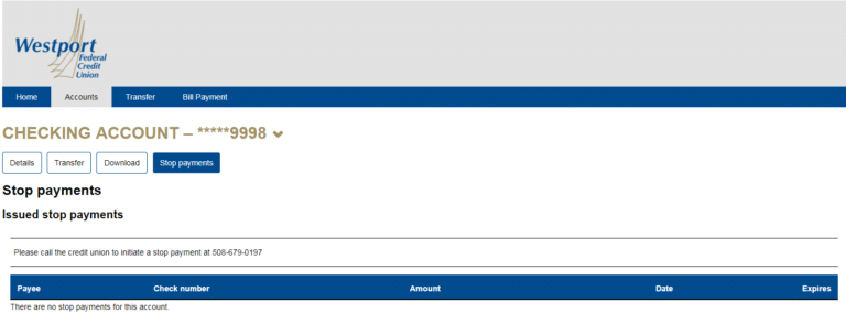 A New EZ Banking Look – Westport Federal Credit Union