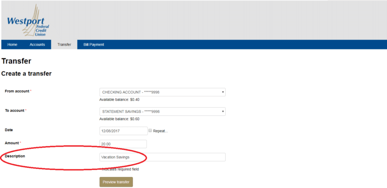 A New EZ Banking Look – Westport Federal Credit Union